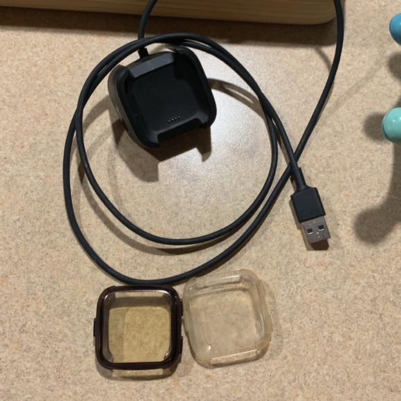 fitbit | Wearables | Fitbit Versa Charger And Screen Covers | Poshmark